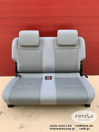 VW Caddy MAXI Seat rear bench double third row grey duo | Rear seat ...