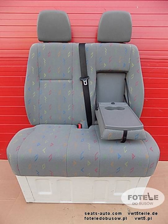 Seat VW Crafter I double bench passenger seat inca LHD | Front seat ...