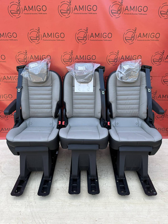 Seat Ford Transit Custom Tourneo bench rear folding seats 3x single ...