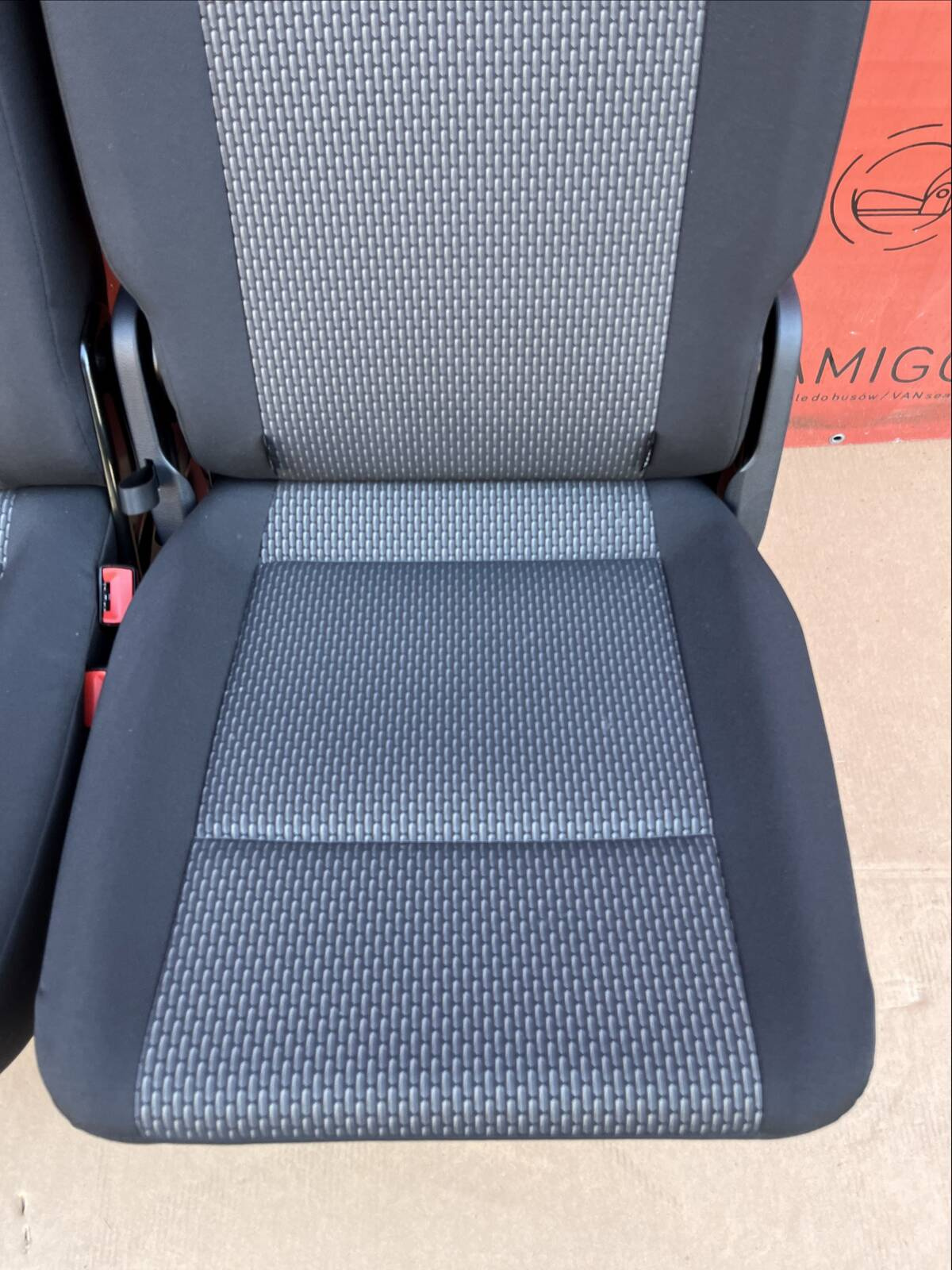 Bench rear triple seat VW T6.1 T6 T5 Transporter BRICKS single + double ...