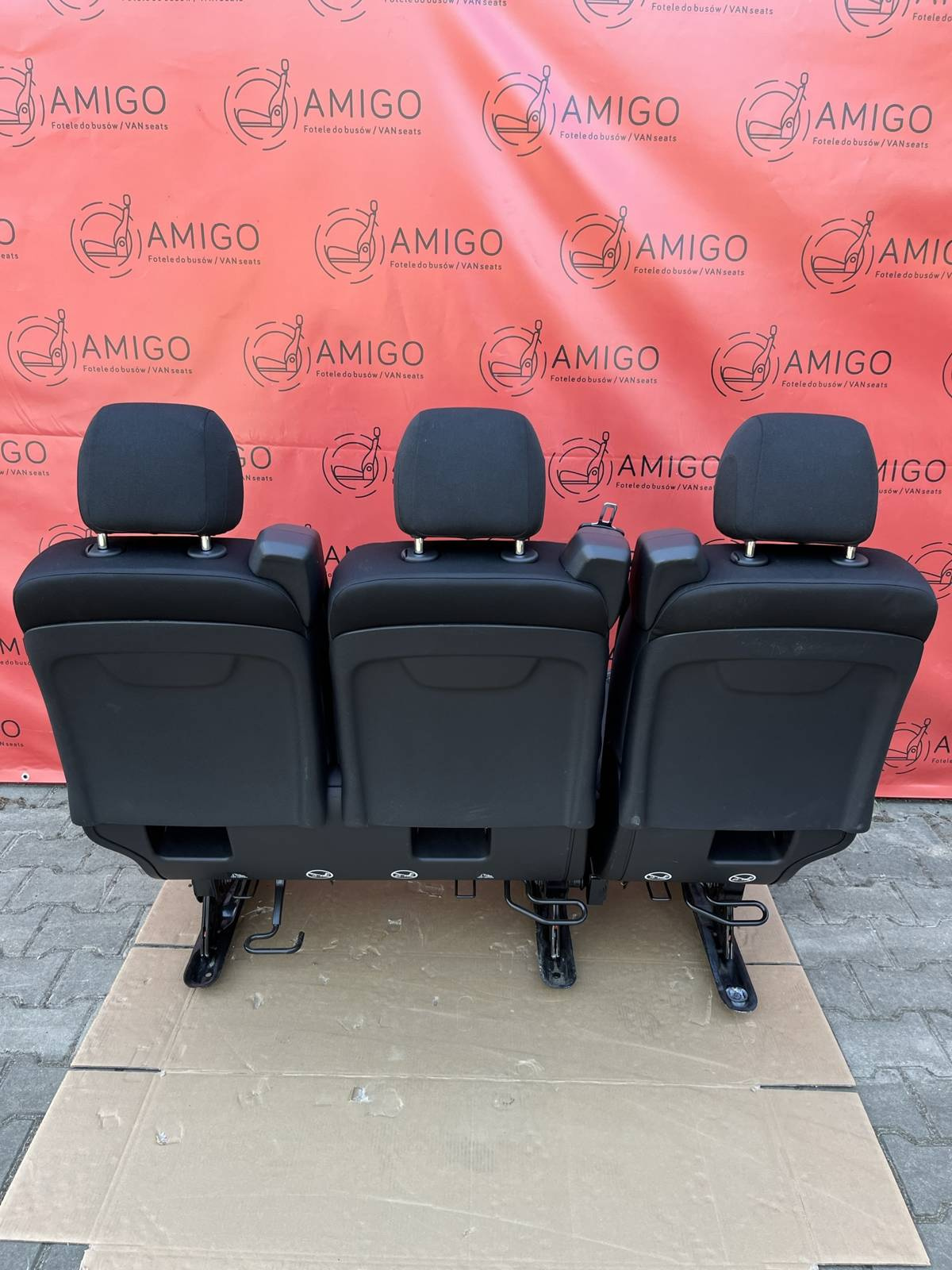 Rear Seat Triple bench single 2+1 MERCEDES W447 Vito Tourer V-Class ...