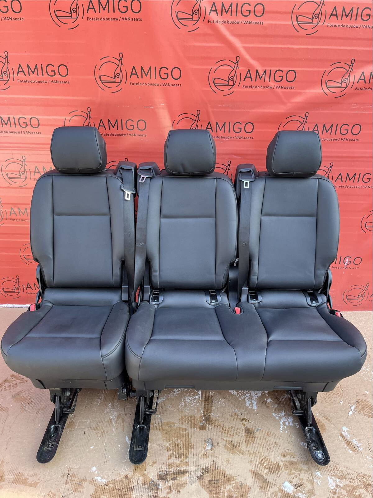 Rear Seats 2+1 bench single seat comf MERCEDES W447 Vito Tourer Faux ...