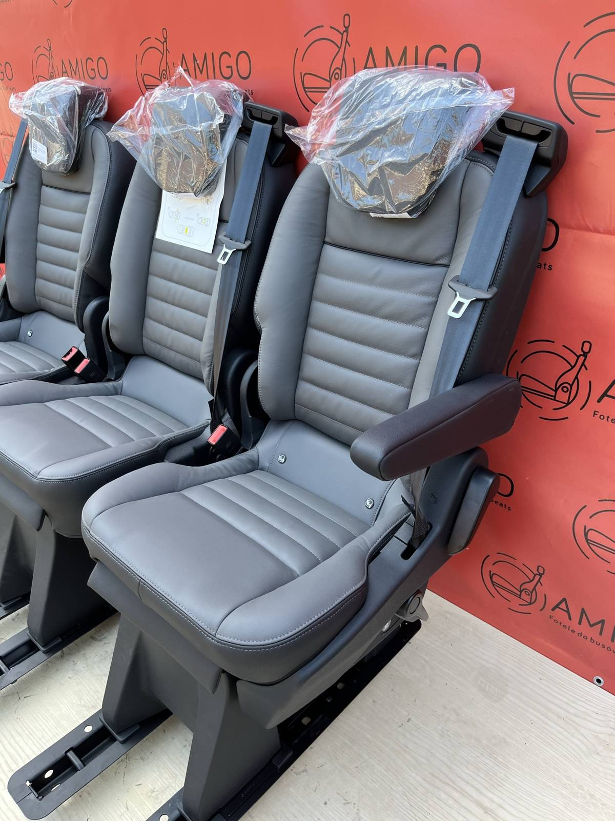 Seat Ford Transit Custom Tourneo bench rear folding seats 3x single ...
