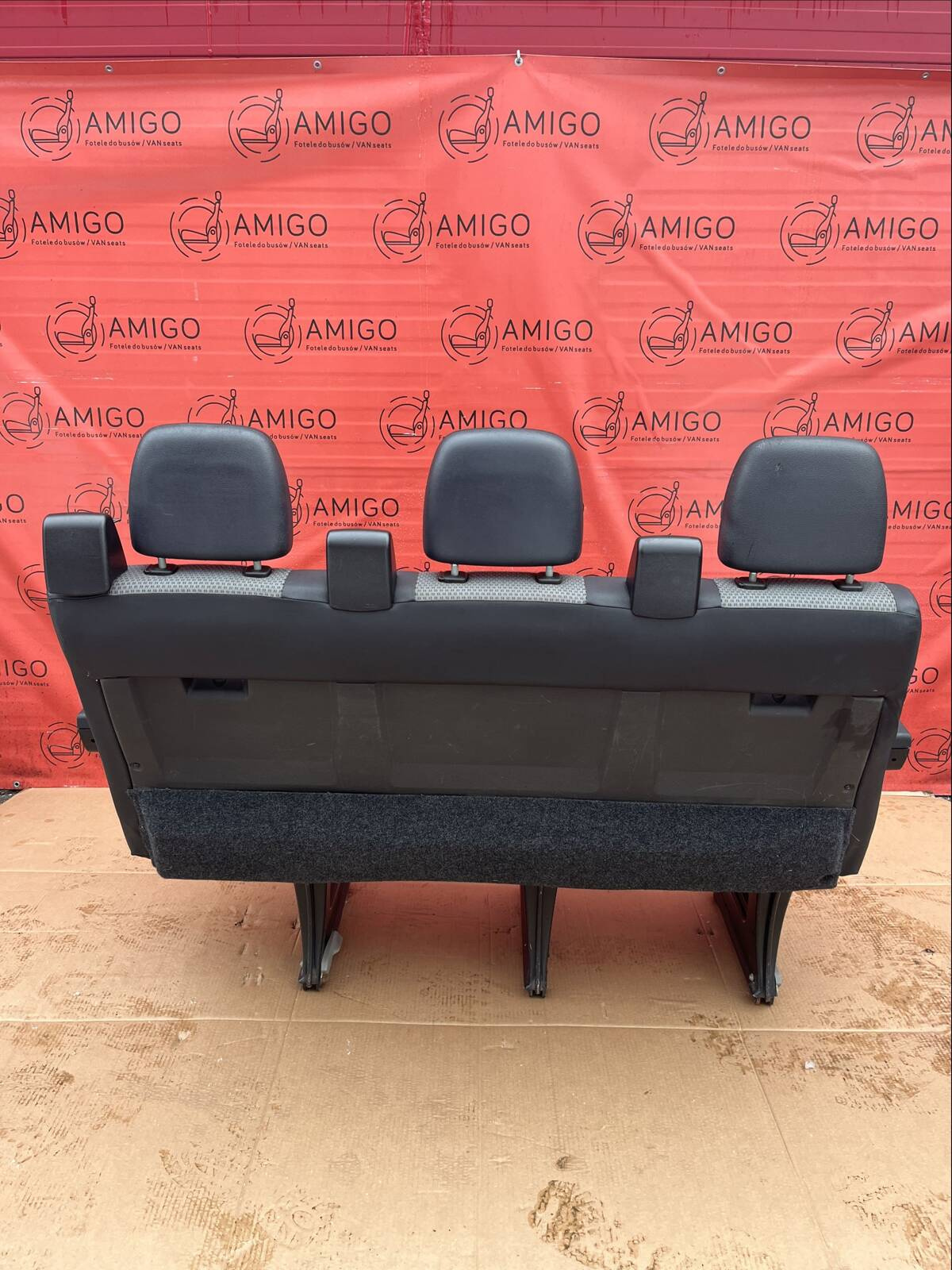 Seat Mercedes Sprinter W906 VW Crafter I 2006-2016 rear triple bench ...