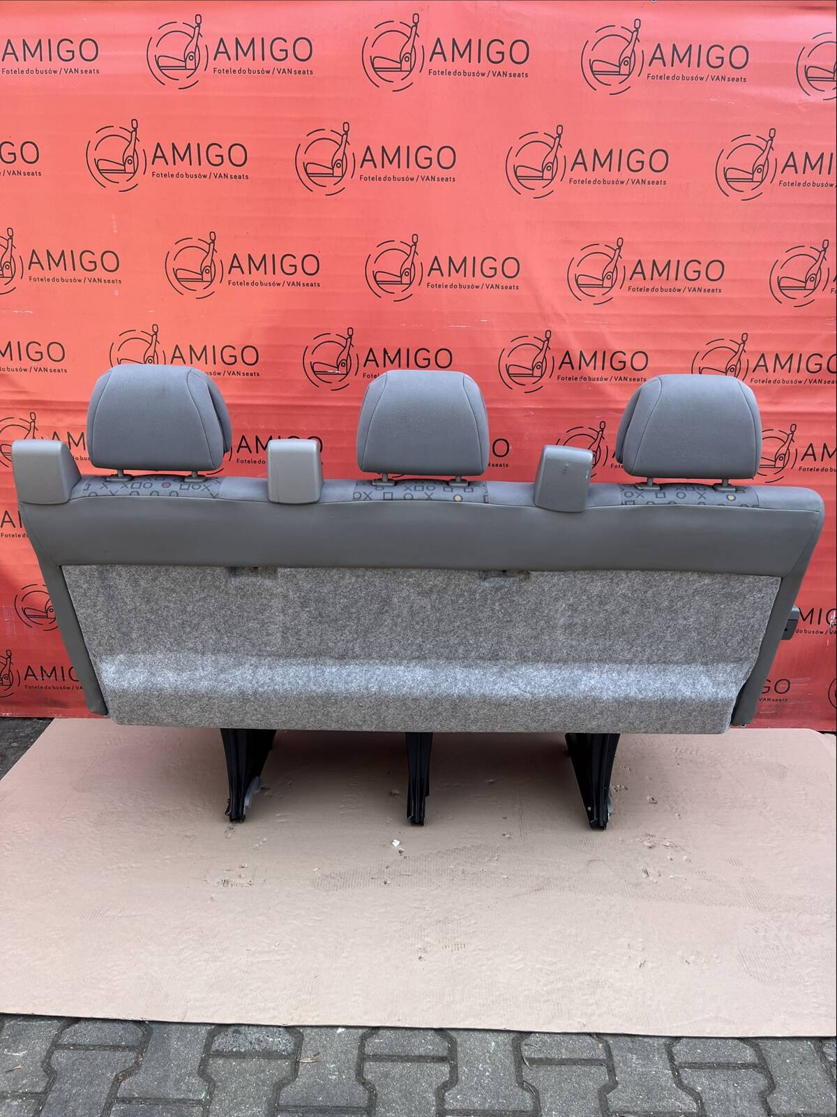 Seat VW Crafter I Mercedes Sprinter W906 2006-2016 rear triple bench OX ...