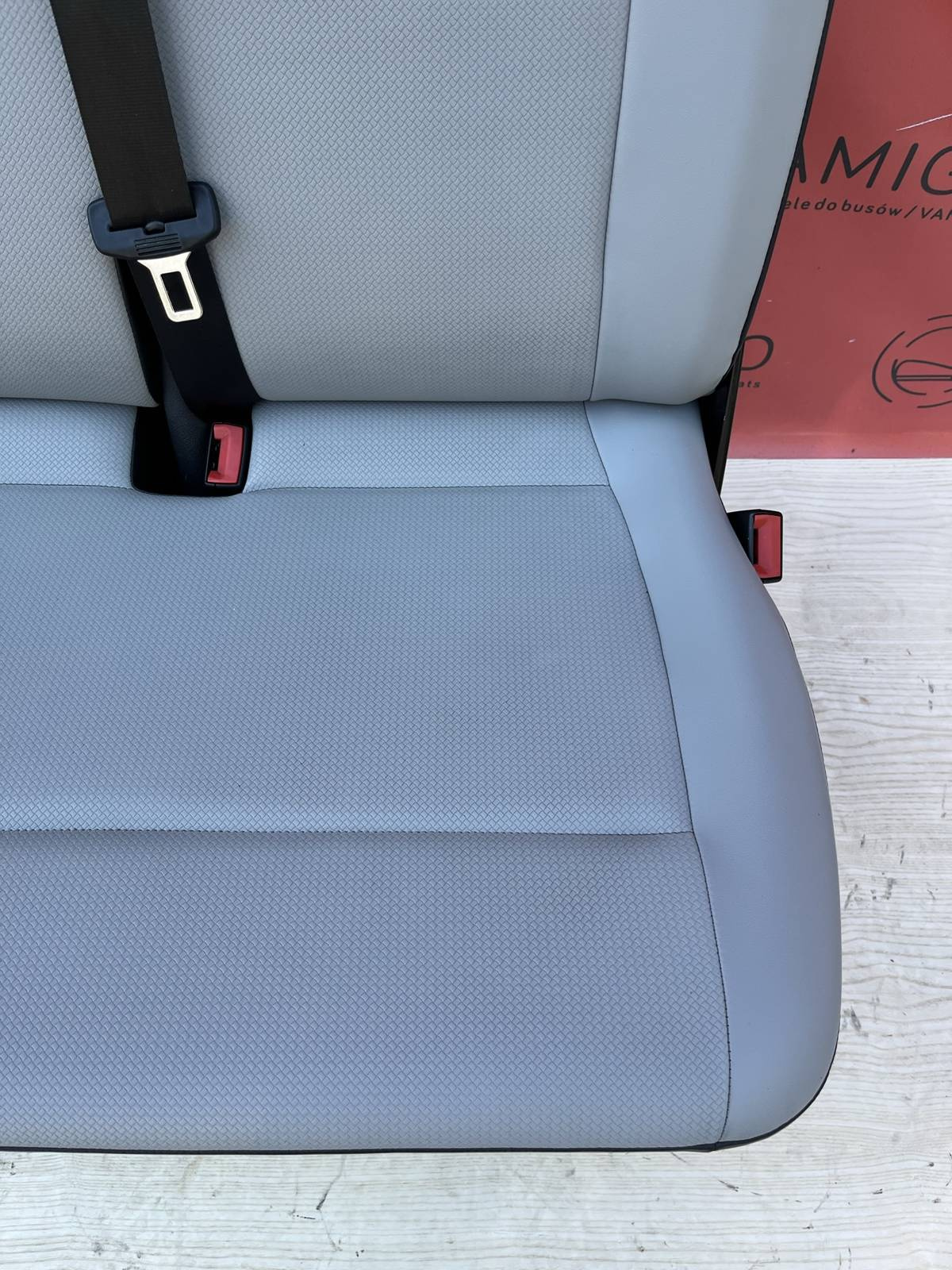 Seat VW T6 T5 double front passenger bench Mesh Marathon LHD | Front ...