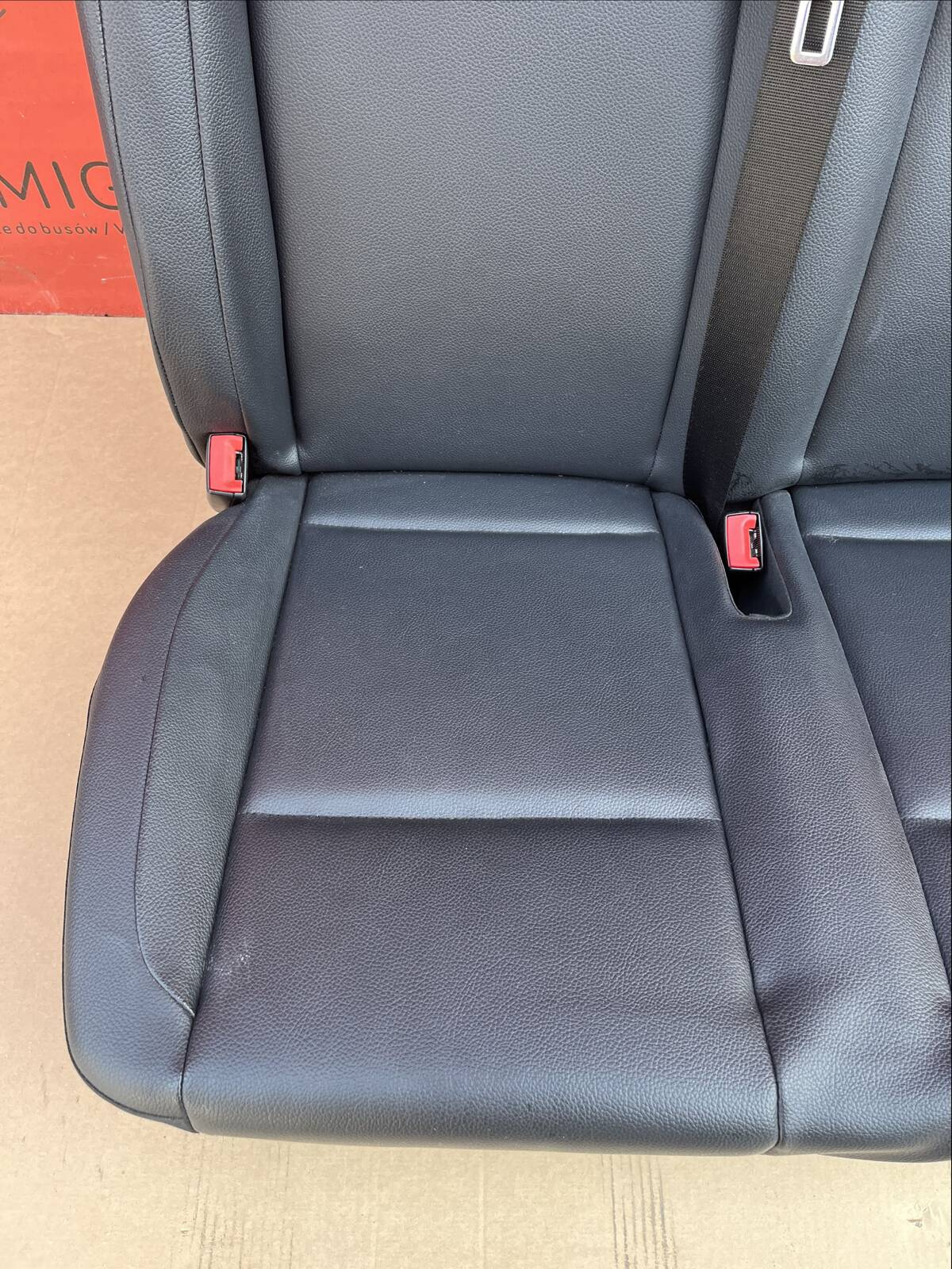 Seat bench double front Mercedes Vito W447 Leatherette RHD | Front seat ...
