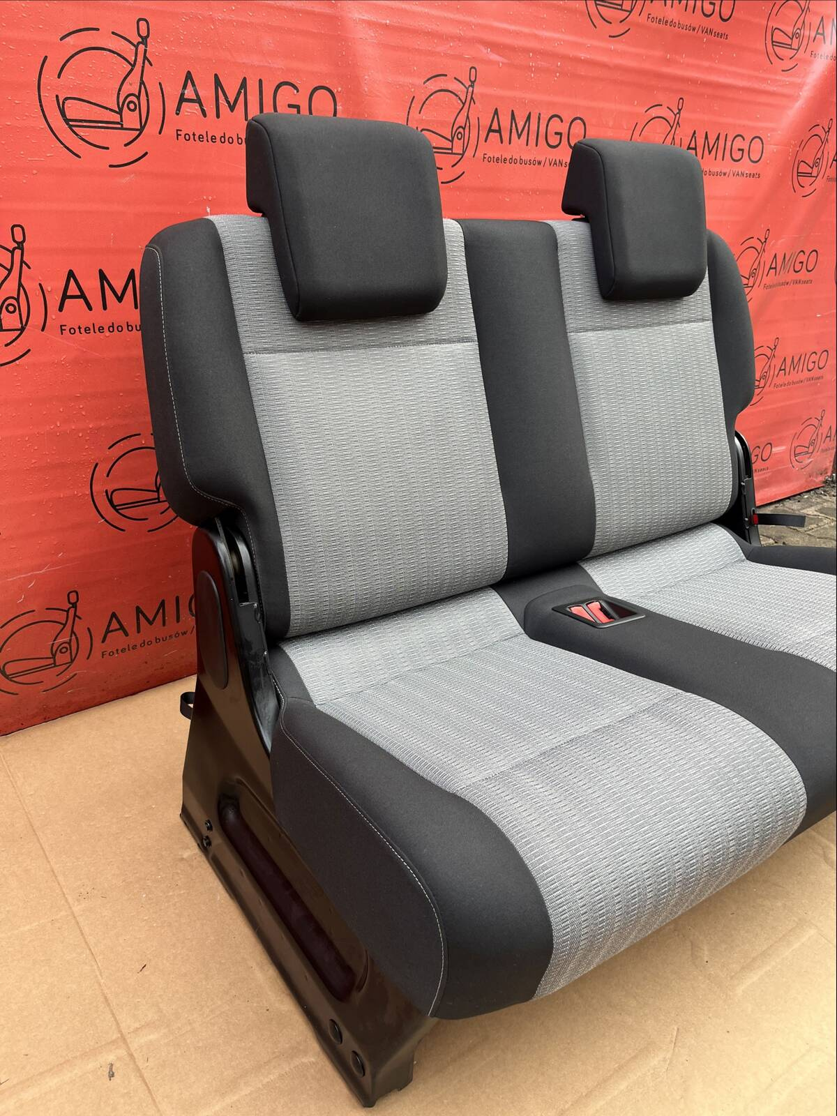 Seat rear bench double Pandu grey VW Caddy MAXI third row NEW! | Rear ...