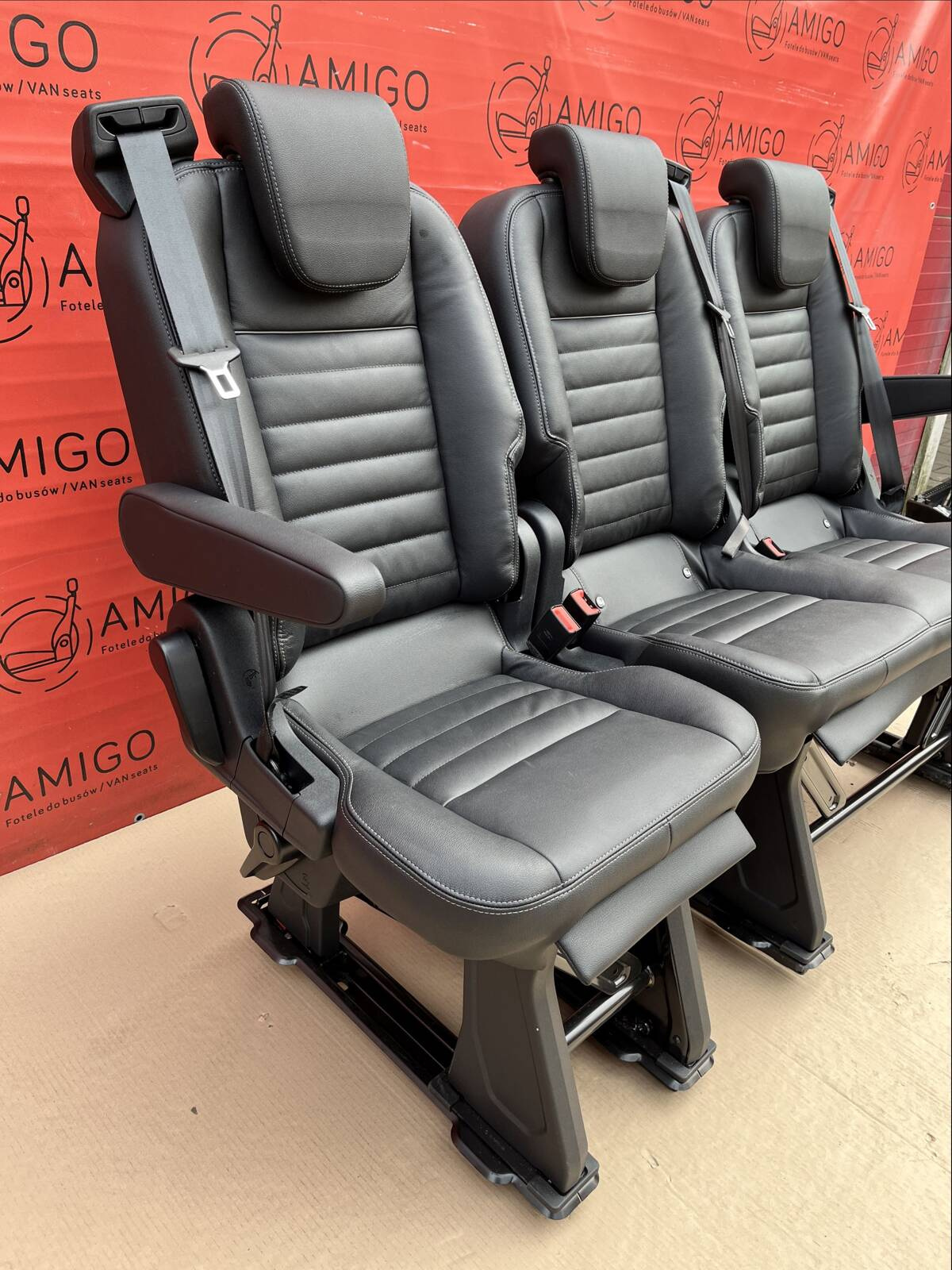 ford Transit Custom Trail bench rear folding seats double single seat ...